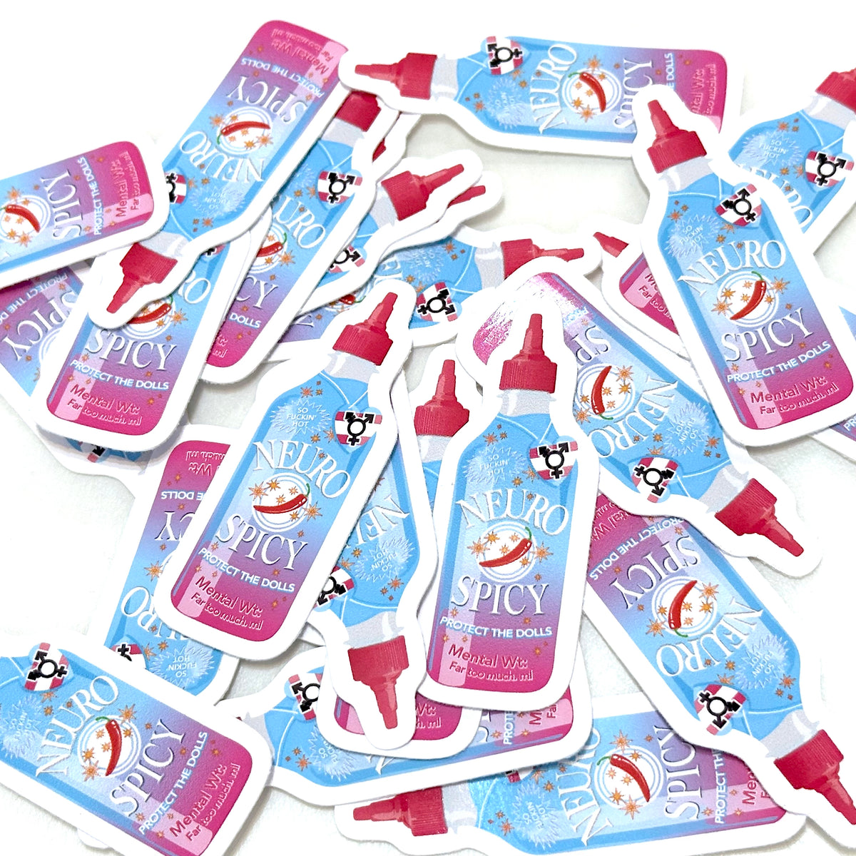 Neurospicy | Vinyl Sticker Packs – Fabia.H.Goff